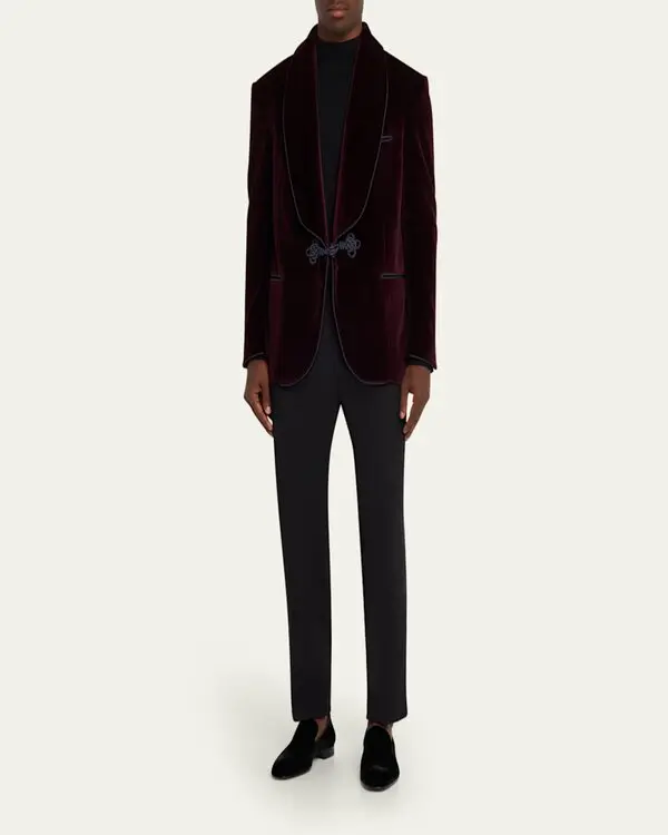 CHRISTIAN LOUBOUTIN Dandelion Velvet Loafers