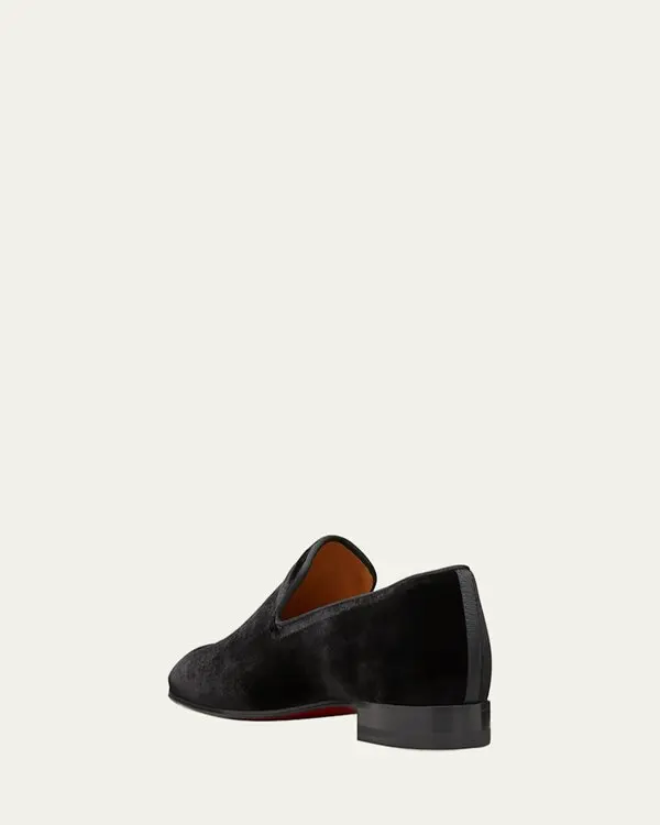 CHRISTIAN LOUBOUTIN Dandelion Velvet Loafers