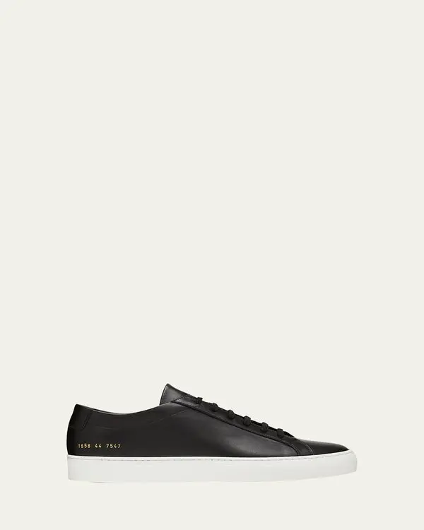 COMMON PROJECTS Achilles Leather Low-top Sneakers - Black