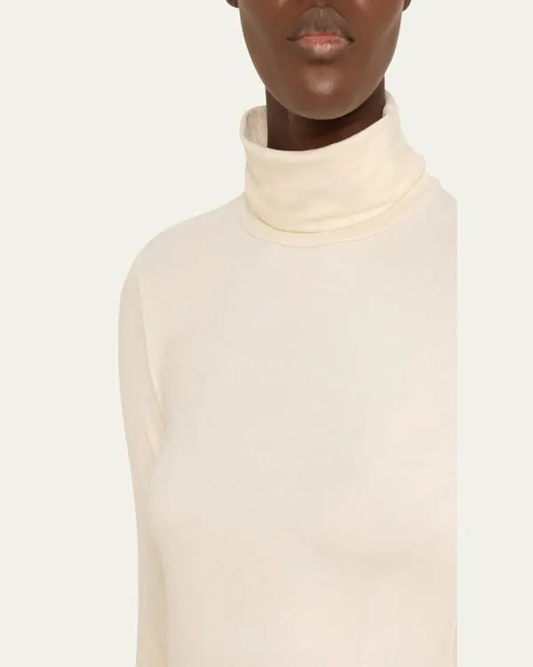 Majestic Filatures Metallic Turtleneck Top