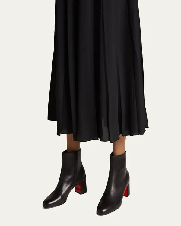 CHRISTIAN LOUBOUTIN 55mm Turela Leather Booties