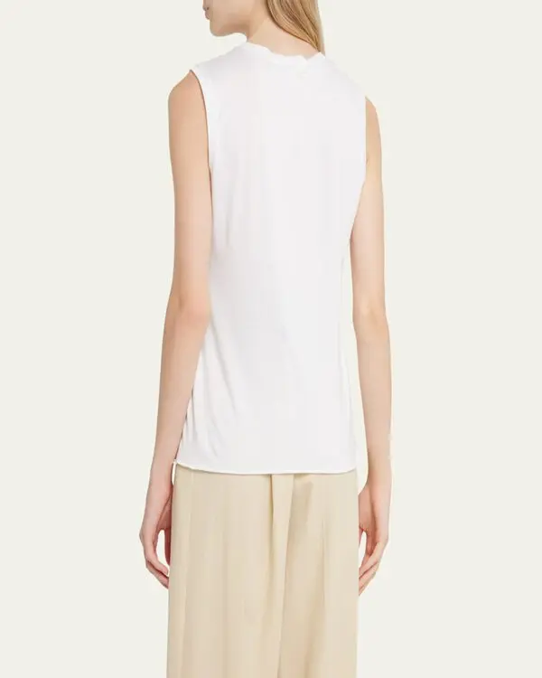 NILI LOTAN Cotton Muscle Tee