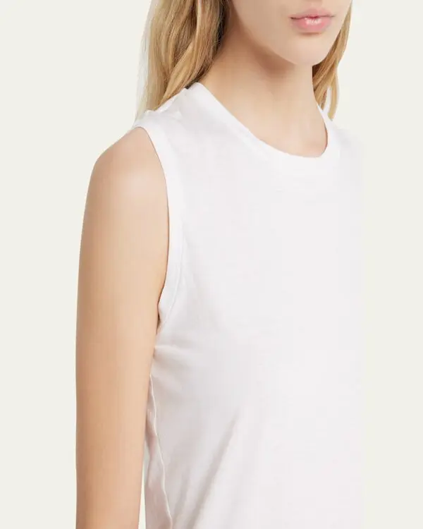 NILI LOTAN Cotton Muscle Tee