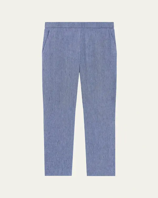 Theory Treeca Pull-on Ankle Pants
