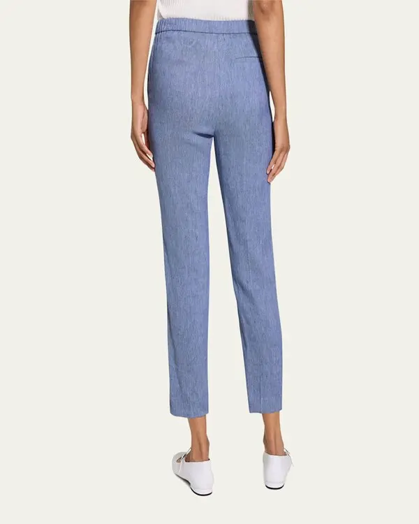 Theory Treeca Pull-on Ankle Pants