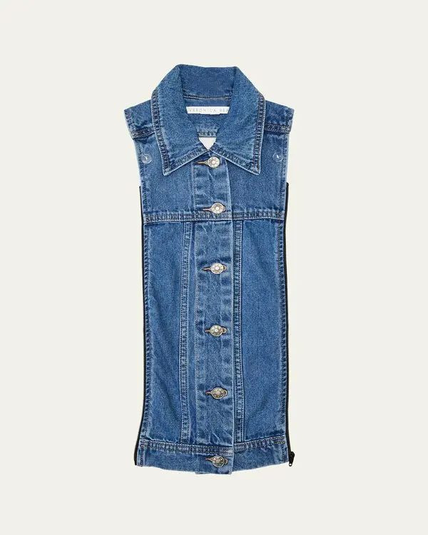 Veronica Beard Slate Denim Dickey - Blue