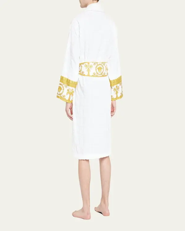 Versace Barocco Sleeve Robe - Gold