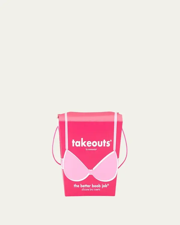 Commando Takeouts Silicone Bra Inserts - Clear