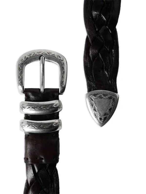 Brunello Cucinelli Braided Leather Belt