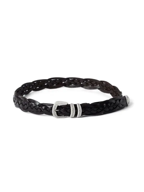 Brunello Cucinelli Braided Leather Belt