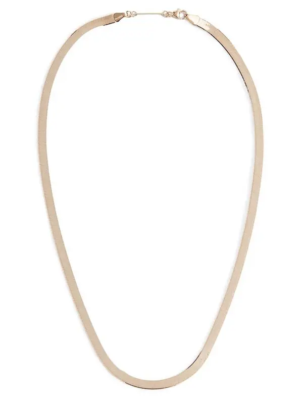 Zoe Chicco 14k Gold Herringbone Chain Necklace