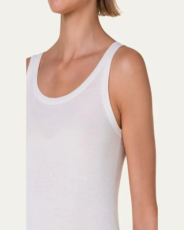 Akris Knitted Tank - Cream