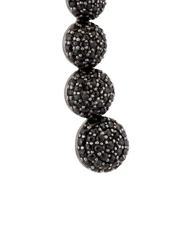 ALINKA 18kt White Gold Black Caviar Diamond Right Slider Earring