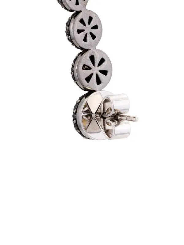 ALINKA 18kt White Gold Black Caviar Diamond Right Slider Earring