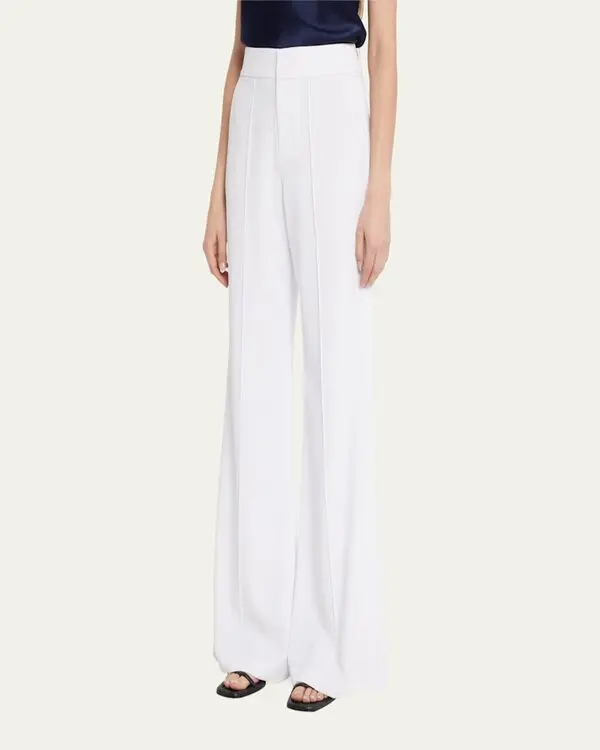 Alice + Olivia Dylan Wide-leg Pants - White
