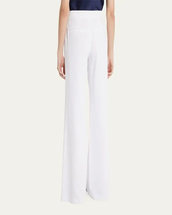 Alice + Olivia Dylan Wide-leg Pants - White