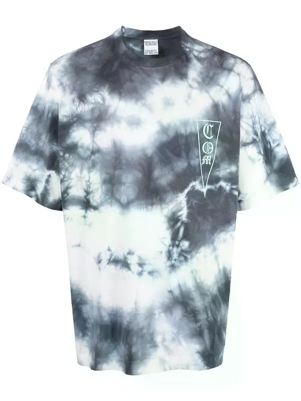 COUNTY OF MILAN Tie-dye Print T-shirt - Black