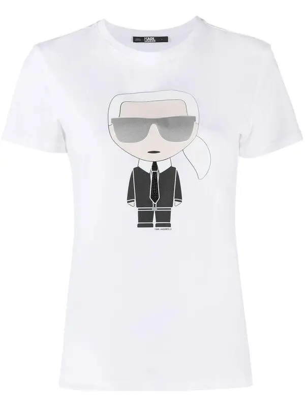 Karl Lagerfeld Ikonik Karl T-shirt - White