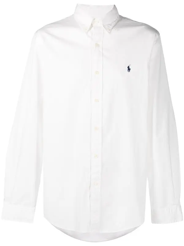 Polo Ralph Lauren Embroidered Logo Shirt - White
