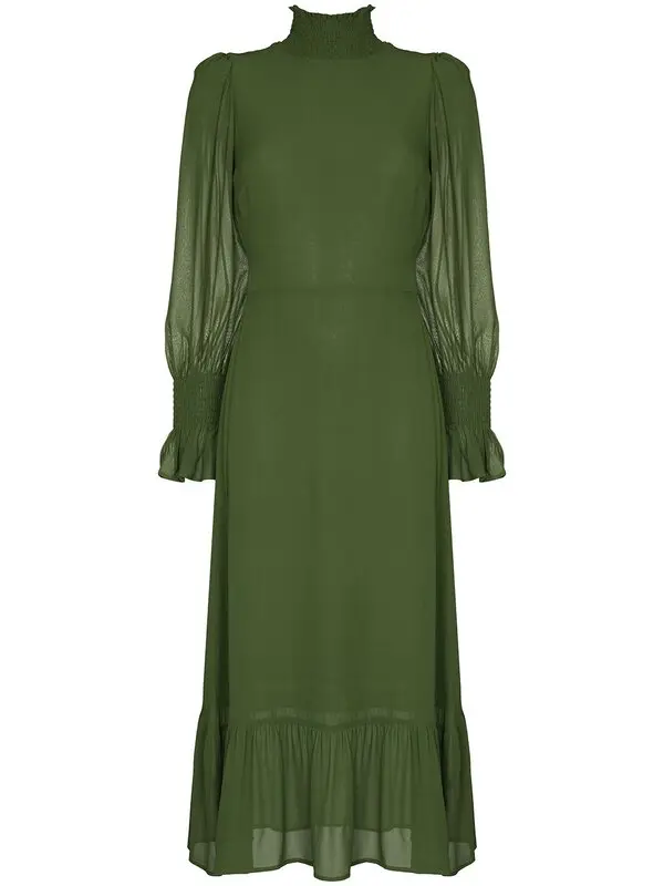 REFORMATION Galena High-neck Midi Dress