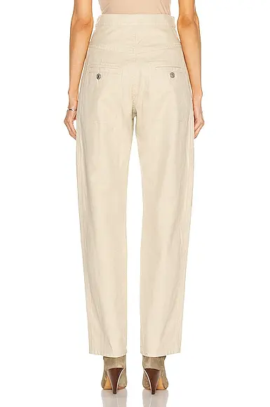 Isabel Marant Phil Pant In White,neutral