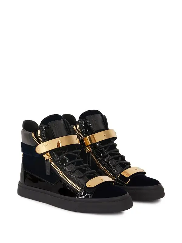 GIUSEPPE ZANOTTI Kriss Metal Strap Sneakers