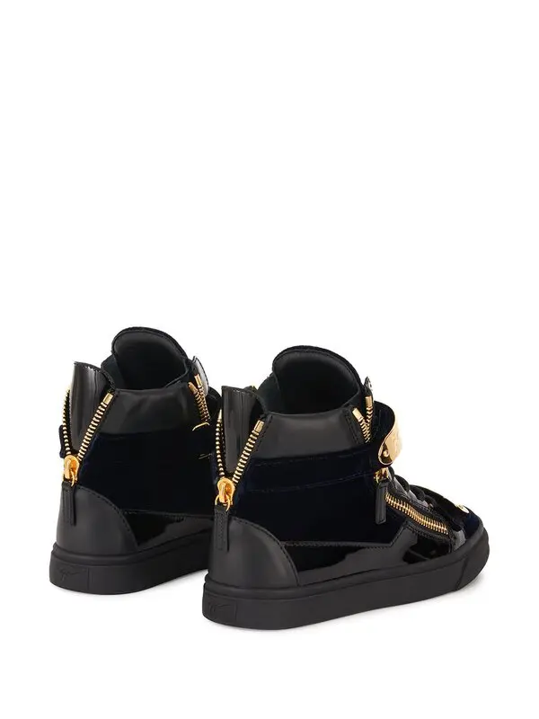 GIUSEPPE ZANOTTI Kriss Metal Strap Sneakers