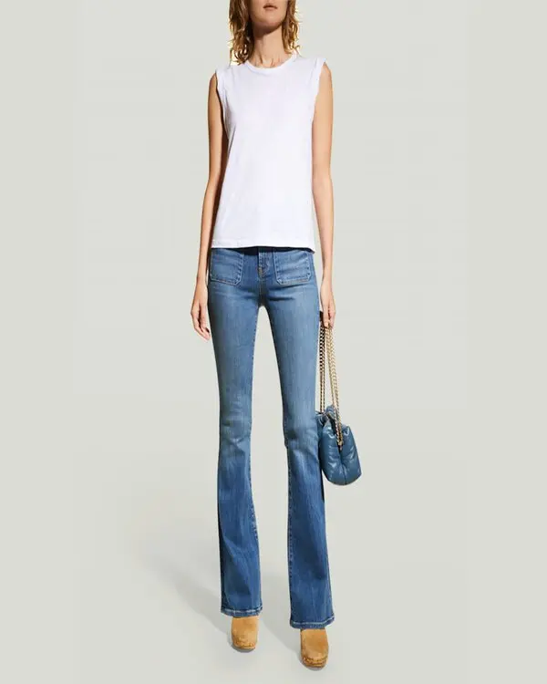 Veronica Beard Dree Muscle Tee - White