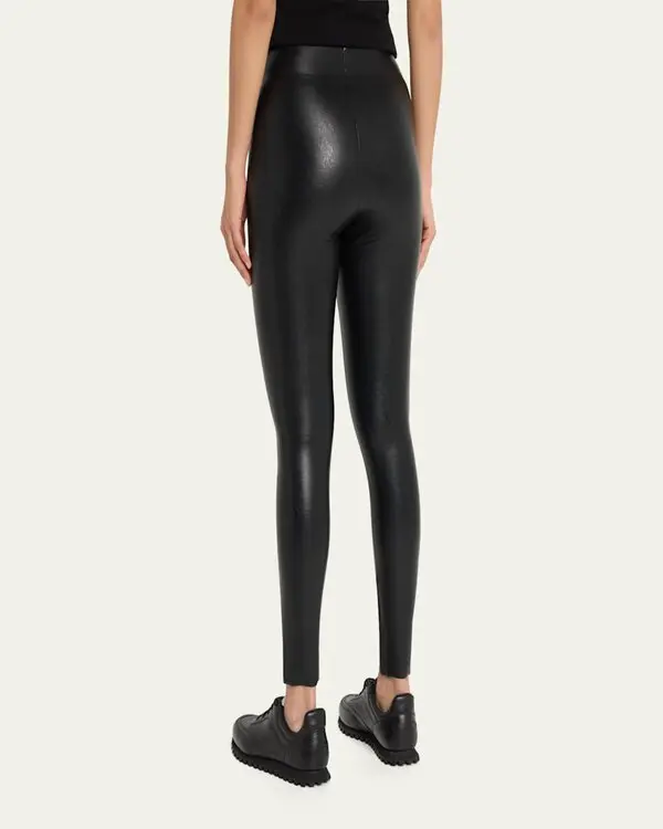 Commando Classic Faux-leather Leggings - Black
