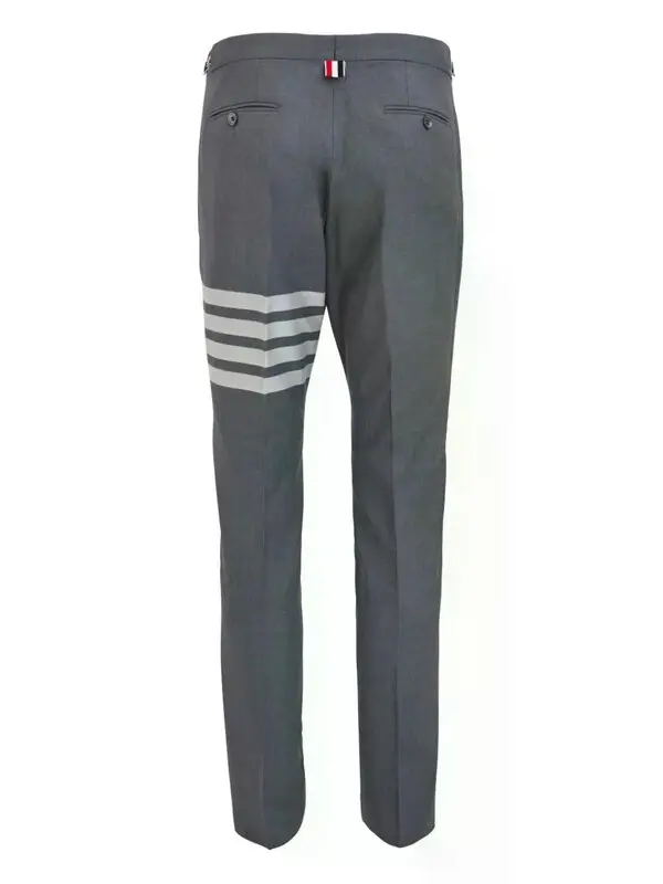 Thom Browne 4-bar Low-rise Trousers - Grey