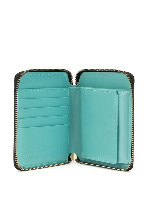 Comme Des Garçons Zip-around Leather Wallet - Black