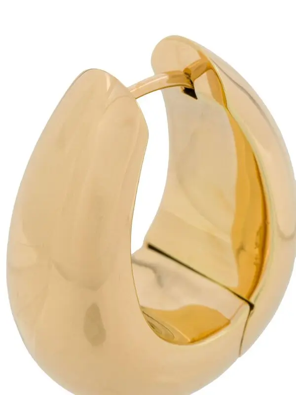 Tom Wood Large Ice Hoop Earrings - Gold