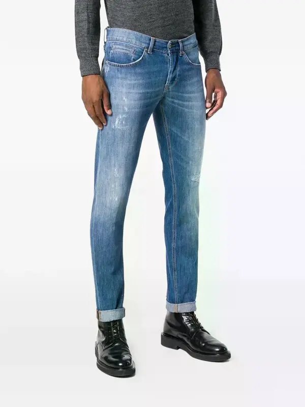 DONDUP Stonewashed Jeans - Blue