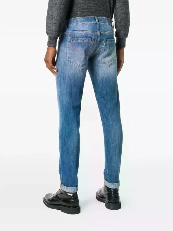 DONDUP Stonewashed Jeans - Blue