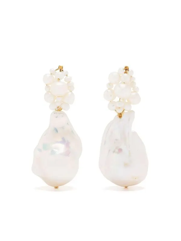 Completedworks Tra-la-la Pearl Earrings - Gold
