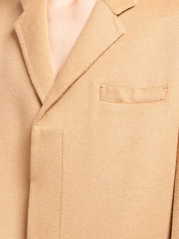 Prada Single-breasted Cashmere Coat