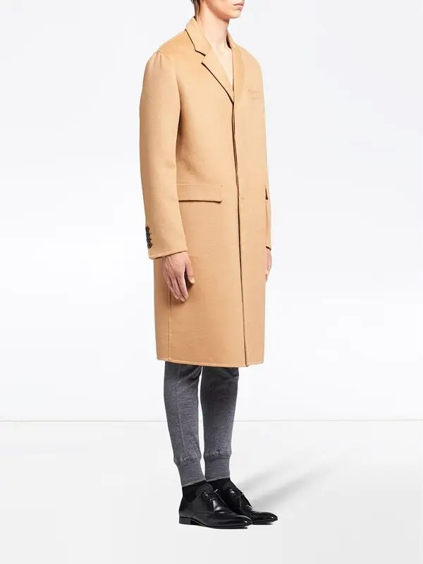 Prada Single-breasted Cashmere Coat