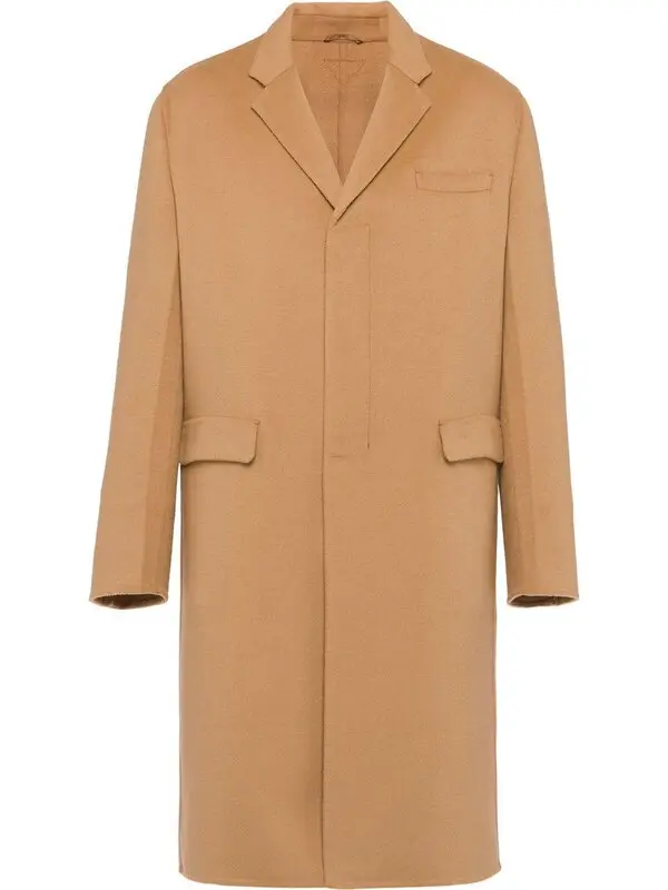 Prada Single-breasted Cashmere Coat