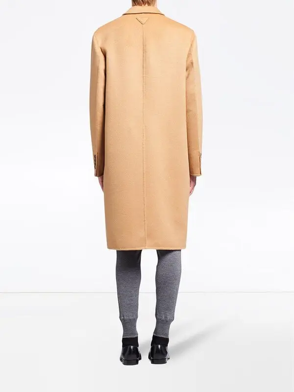 Prada Single-breasted Cashmere Coat