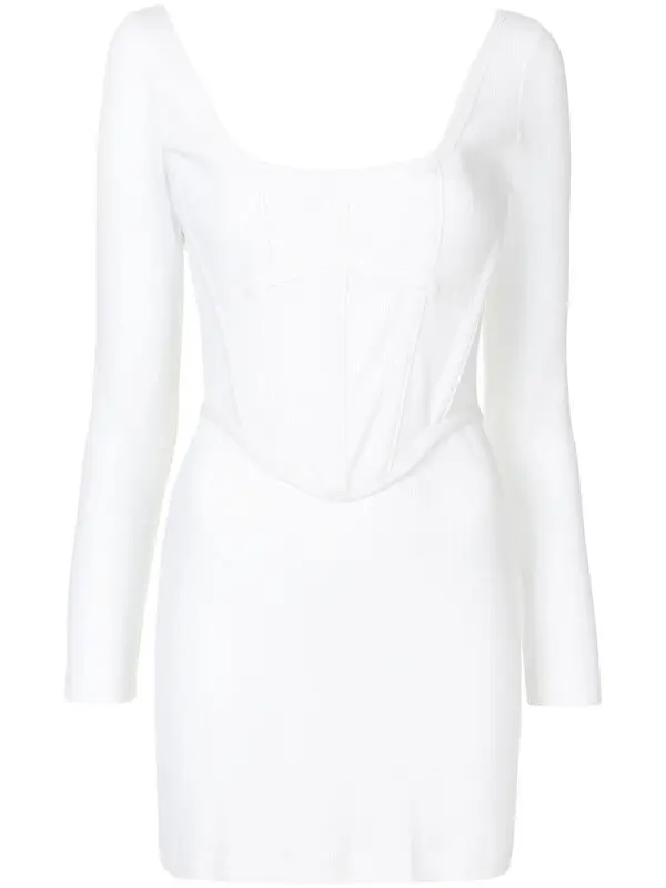 chinese dress ladies Structured Long Sleeve Mini Dress main image 0