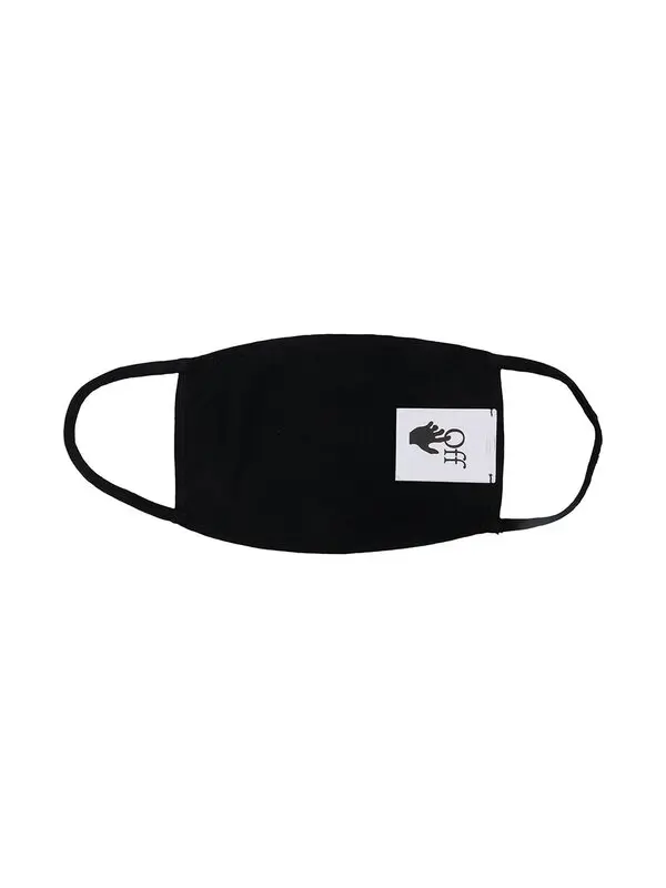 Off-White Logo-print Face Mask - Black