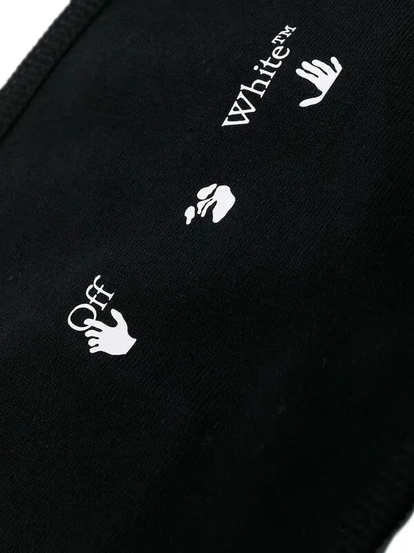 Off-White Logo-print Face Mask - Black