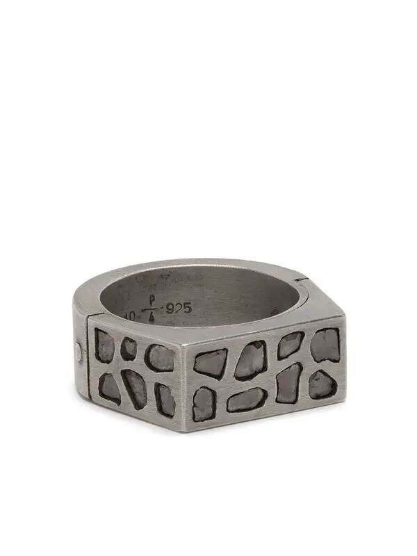PARTS OF FOUR Diamond-accented Sterling Silver Ring - Metallic