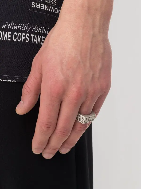 PARTS OF FOUR Diamond-accented Sterling Silver Ring