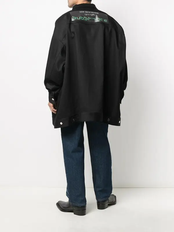 Raf Simons Joy Division Oversized Shirt Jacket