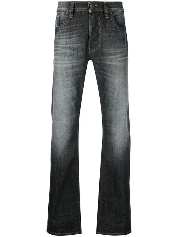 DIESEL® Faded Bootcut Jeans - Blue