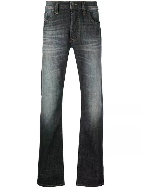 DIESEL® Faded Bootcut Jeans - Blue
