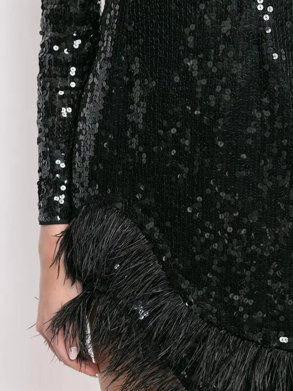 rachel gilbert black sequin dress Rachel Gilbert - Rachel gilbert Kara midi dress