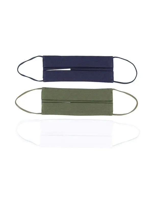 Kenzo Logo-print Face Masks - Green