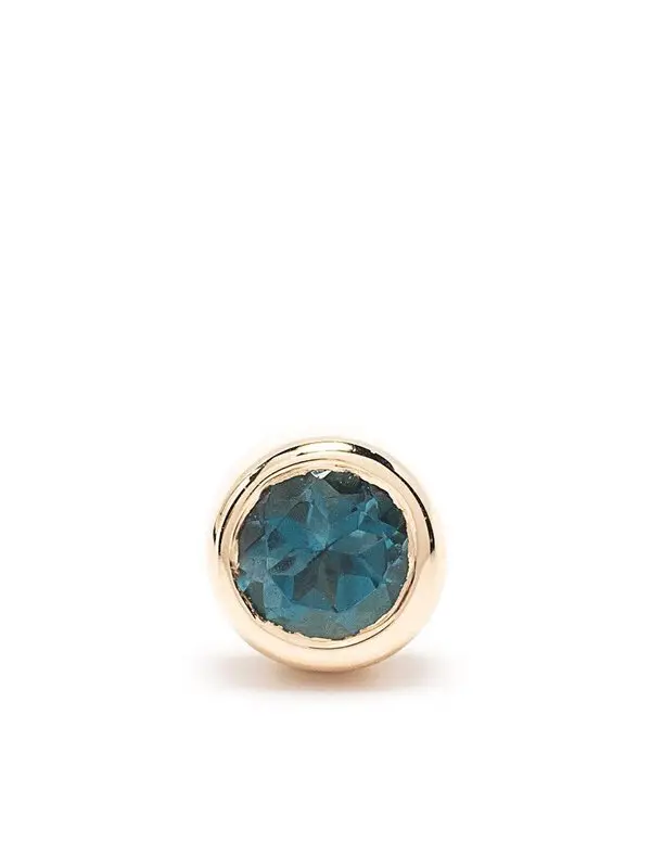 MARIA BLACK 14kt Yellow Topaz Dot Mega Stud Earring